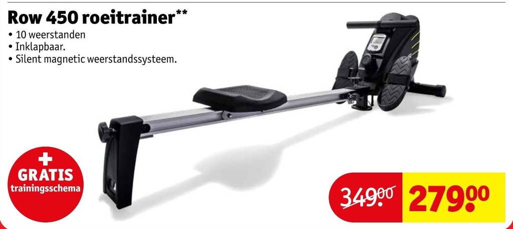 Row 450 roeitrainer* aanbieding bij Kruidvat