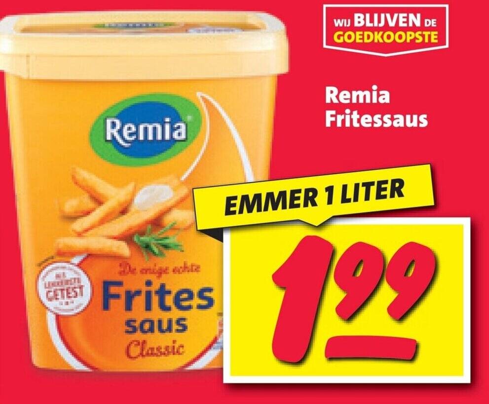 Remia Frites 1 L aanbieding bij Nettorama