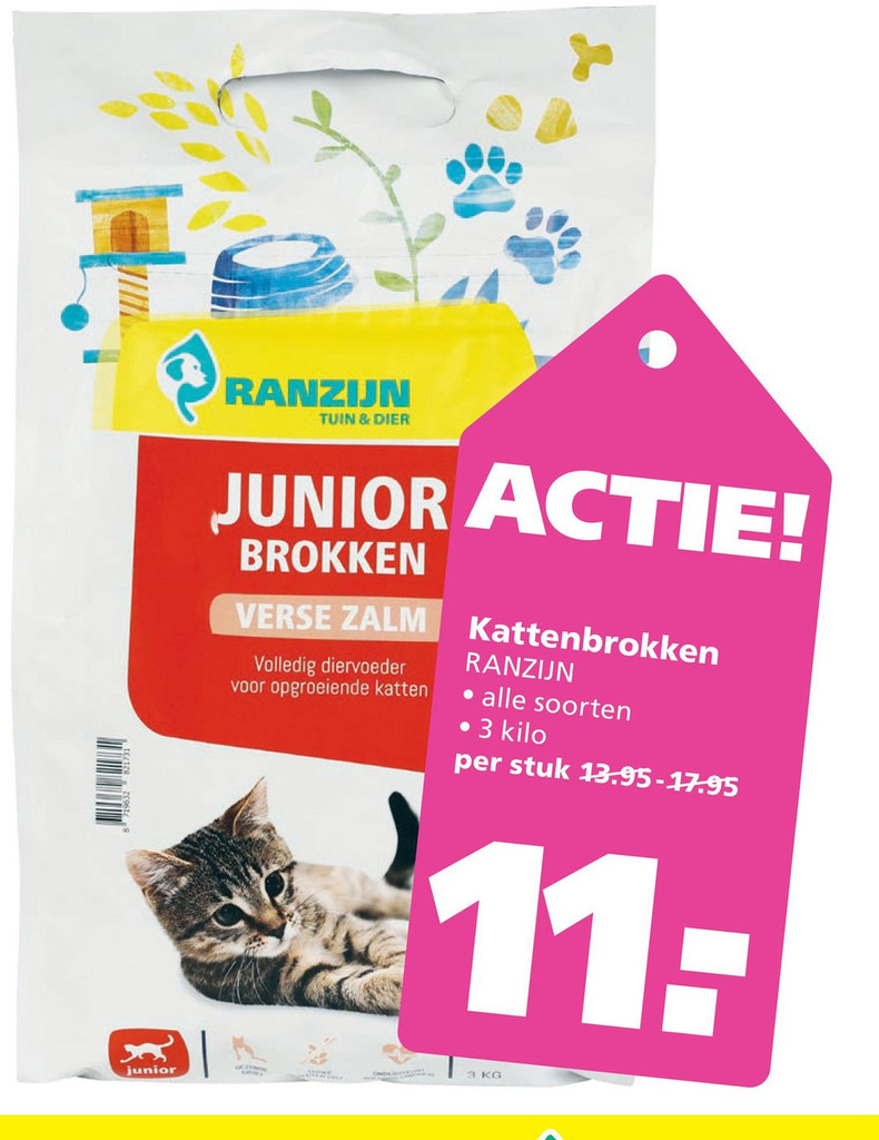 Kattenbrokken RANZIJN aanbieding bij Ranzijn