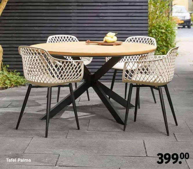 Tafel Palma aanbieding bij GAMMA