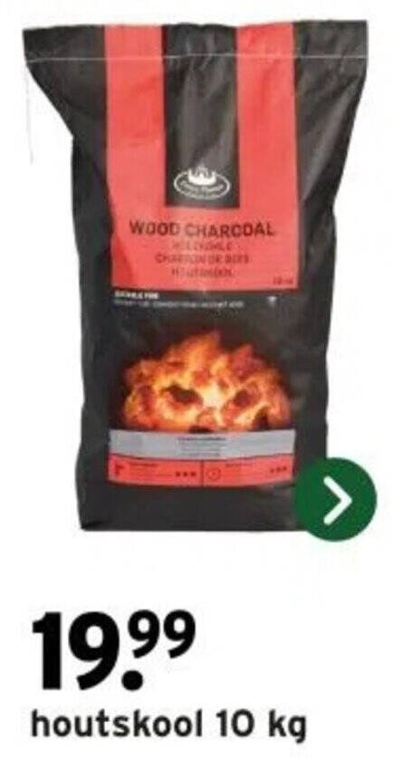 houtskool 10 kg aanbieding bij GAMMA