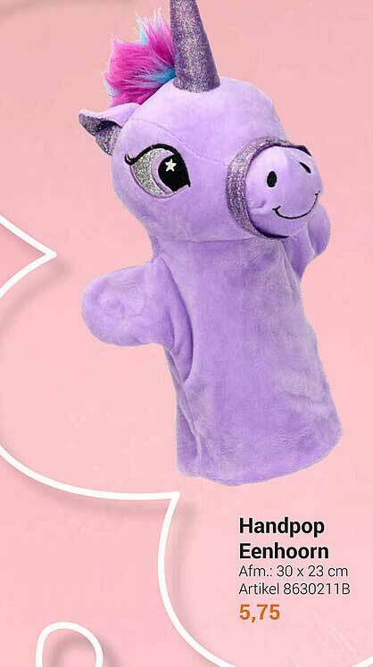Handpop Eenhoorn aanbieding bij Lobbes
