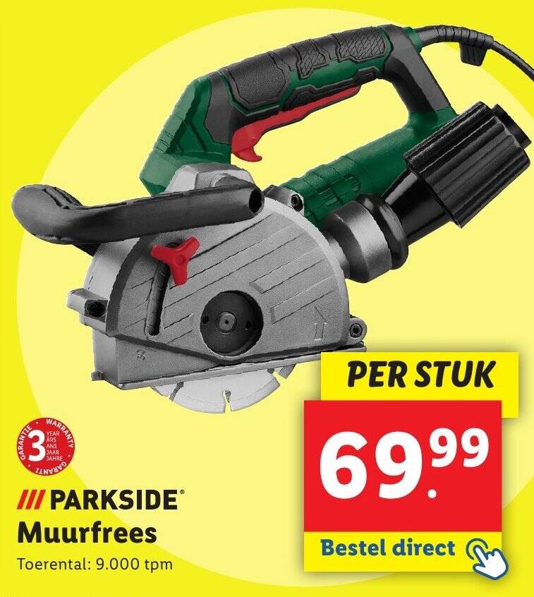 Muurfrees aanbieding bij Lidl