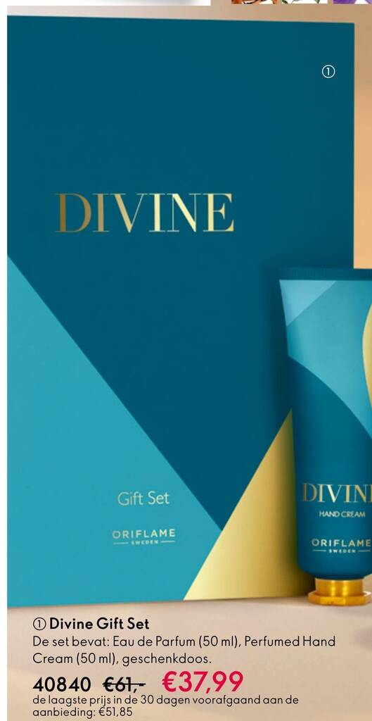 Divine gift set aanbieding bij Oriflame