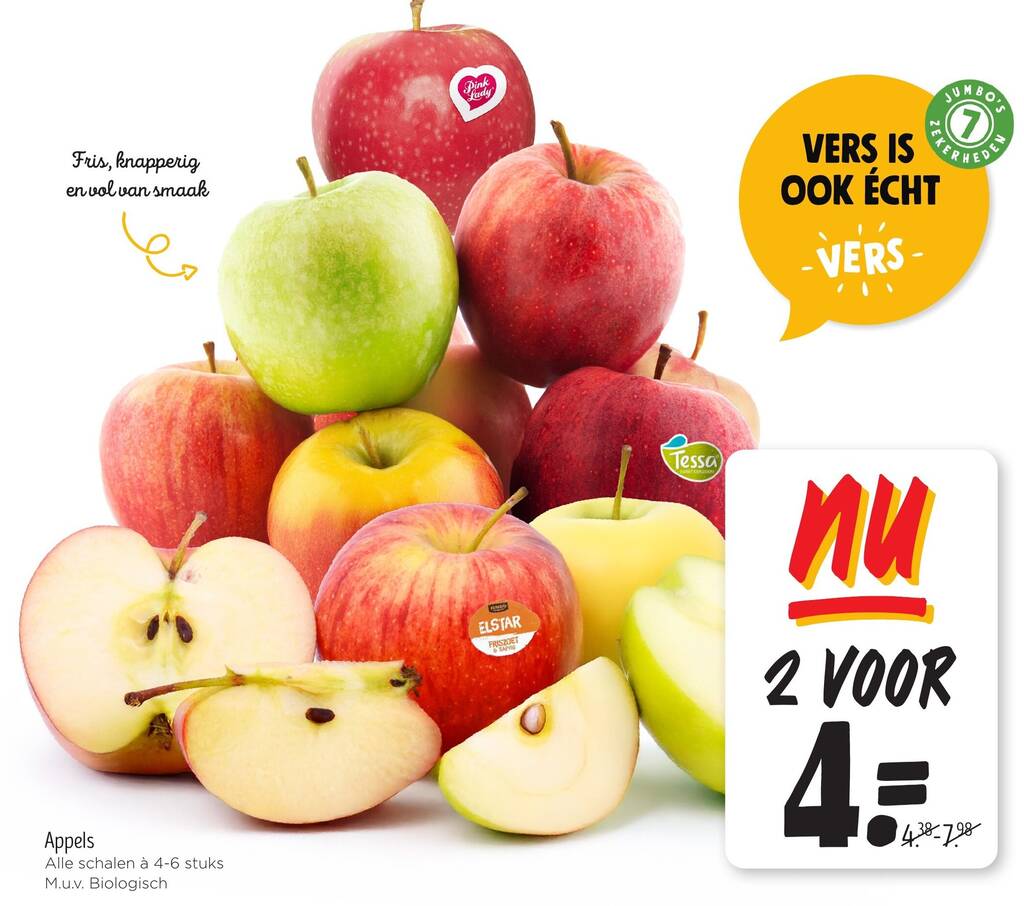 Appels aanbieding bij Jumbo
