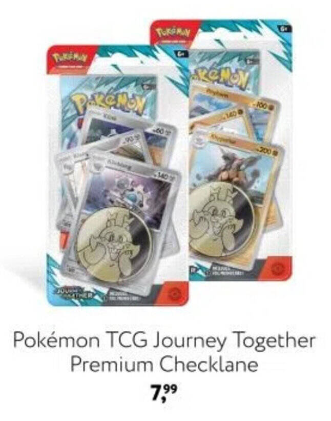 Pokémon TCG Journey Together Premium Checklane aanbieding bij Primera