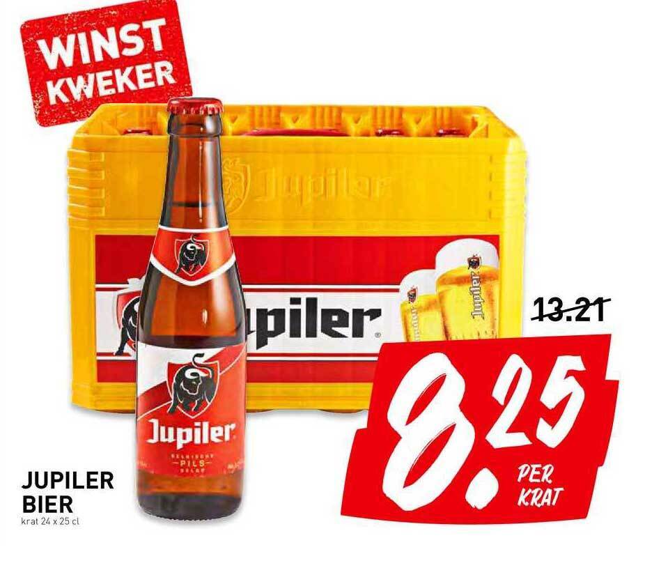 jupiler bier 25cl aanbieding bij De Kweker