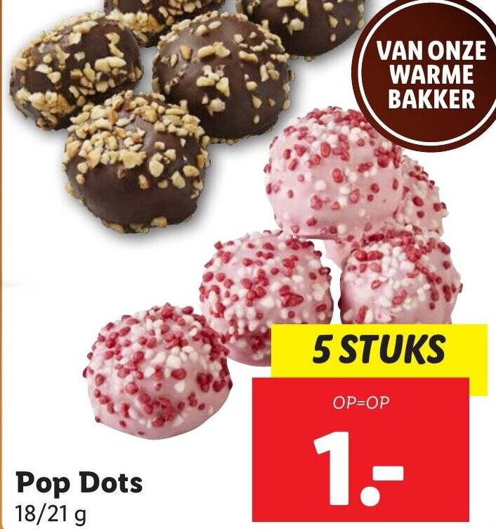Pop Dots 18 - 21 g aanbieding bij Lidl