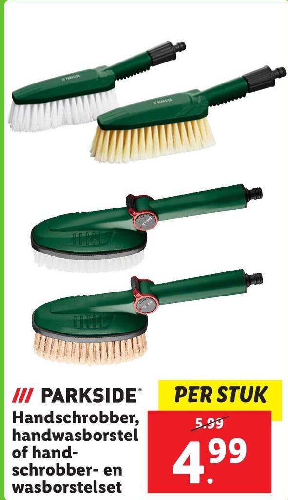 PARKSIDE Handschrobber, handwasborstel of hand schrobber en ...