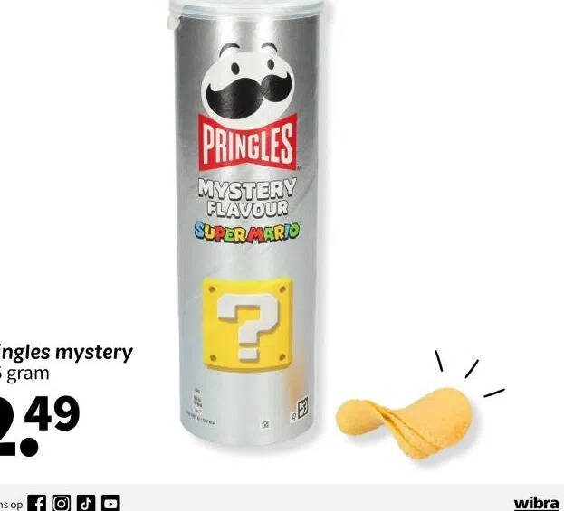 Pringles mystery 165 gram aanbieding bij Wibra