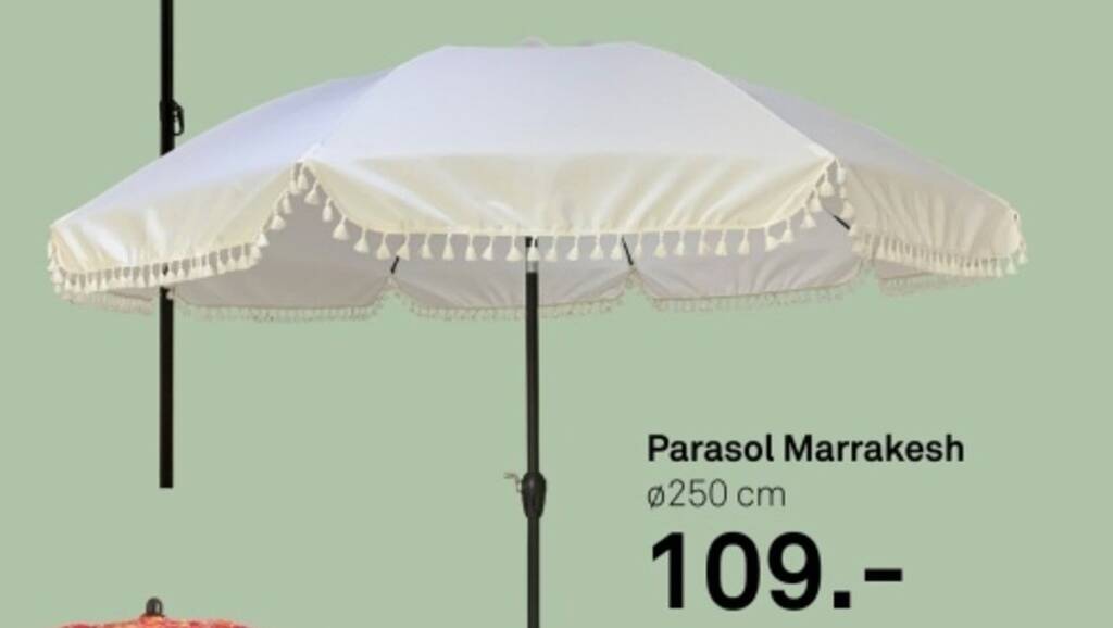 Parasol Marrakesh 250 cm aanbieding bij Karwei