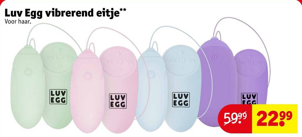 Luv Egg vibrerend eitje aanbieding bij Kruidvat