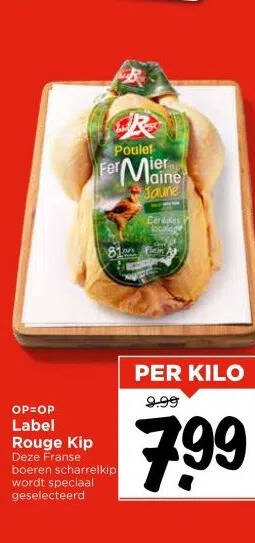 OP=OP Label Rouge Kip aanbieding bij Vomar Voordeelmarkt