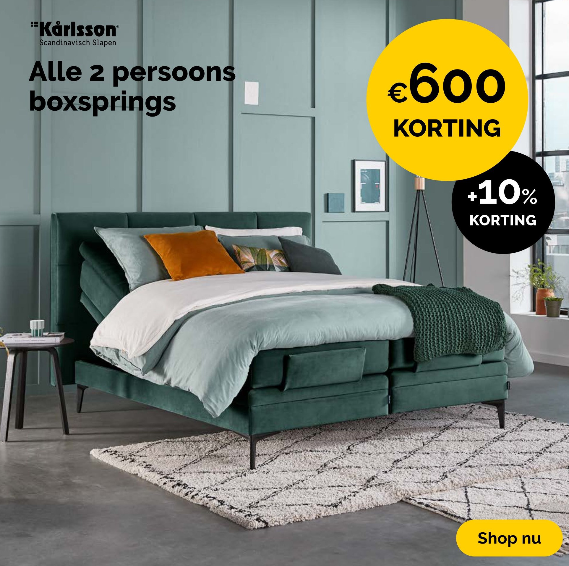 Alle 2 persoons boxsprings aanbieding bij Beter Bed