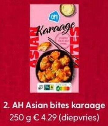 AH Asian bites karaage 250 gram aanbieding bij Albert Heijn
