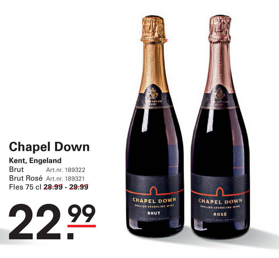 Chapel Down 75 cl. aanbieding bij Sligro
