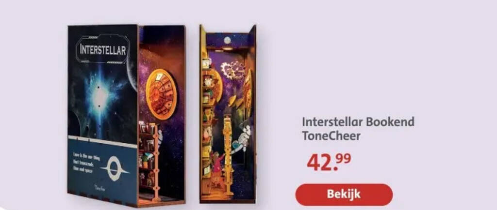 Interstellar Bookend ToneCheer aanbieding bij Bruna Geldig van 10-03-2025