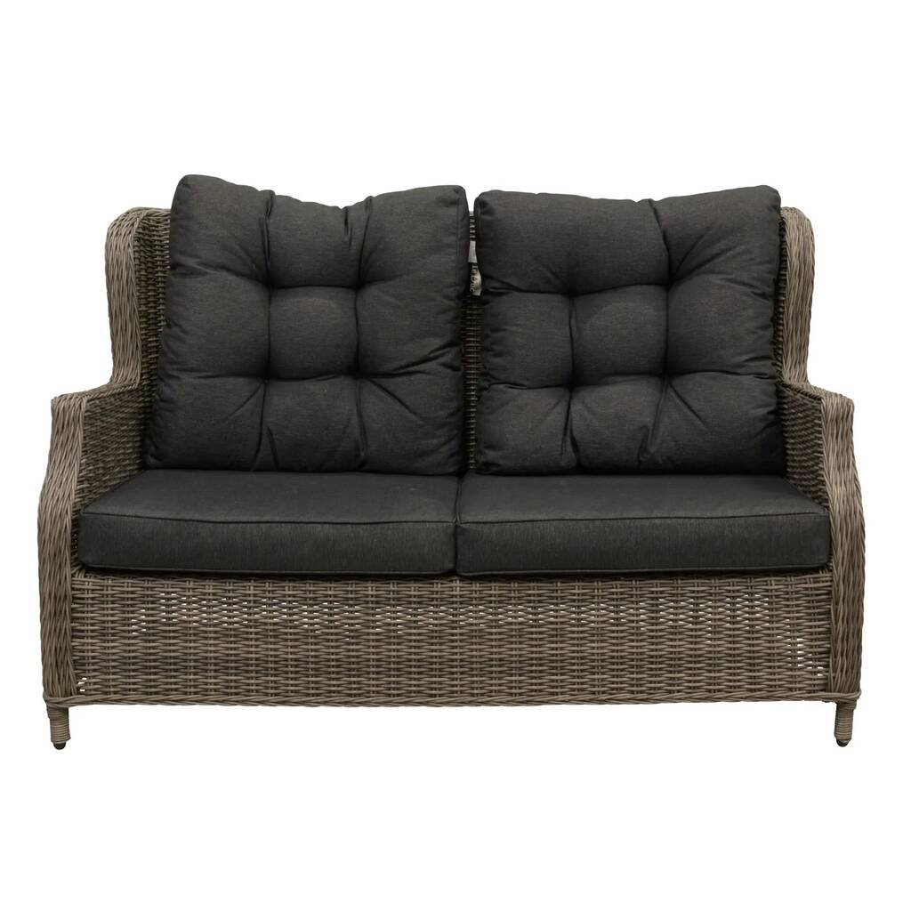 Bank Olvera willow grey+kussens aanbieding bij Van Cranenbroek