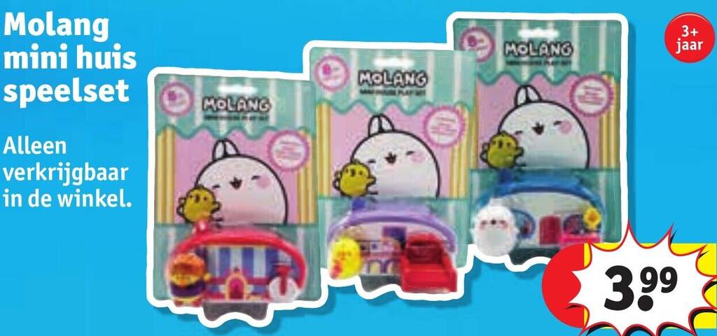 Molang mini huis speelset aanbieding bij Kruidvat