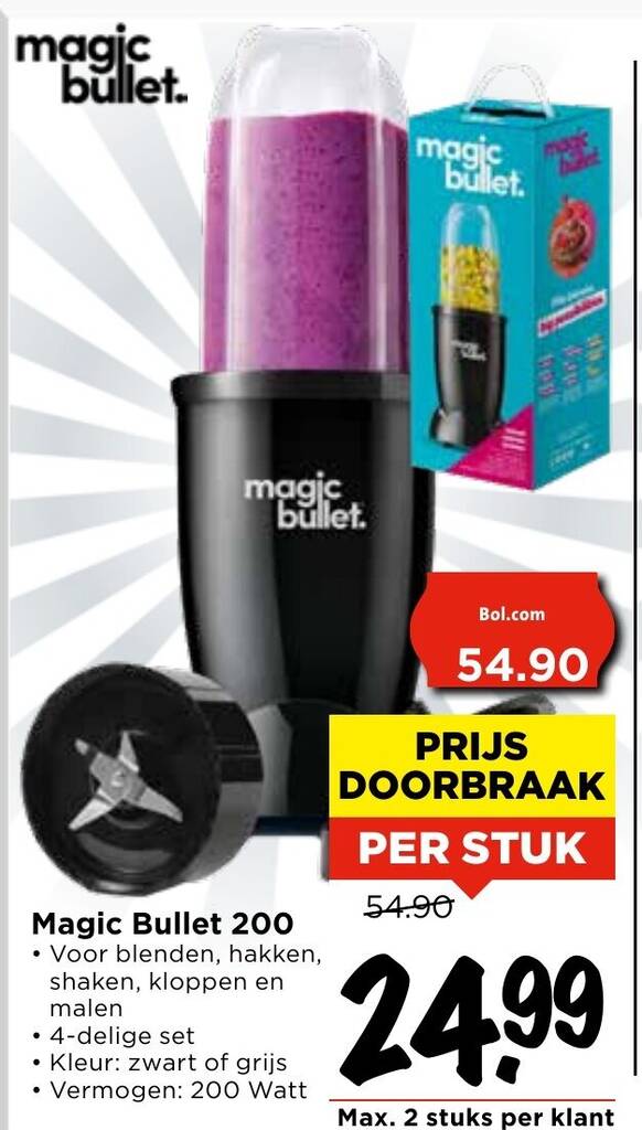 Magic bullet 200 aanbieding bij Vomar Voordeelmarkt