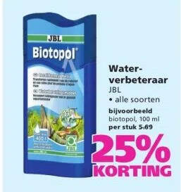 Water- verbeteraar JBL aanbieding bij Ranzijn