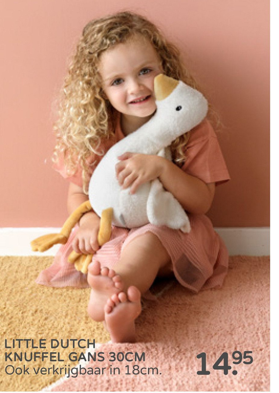 Little Dutch Knuffel Gans 30CM aanbieding bij Prenatal