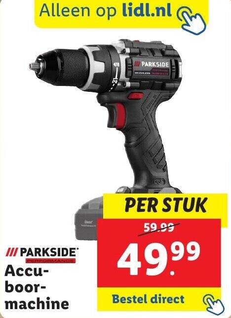 Accuboormachine aanbieding bij Lidl
