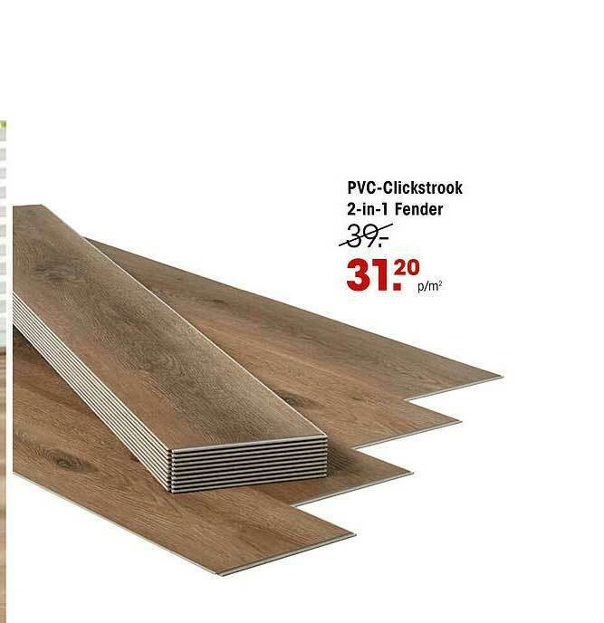 PVC-Clickstrook 2-In-1 Fender aanbieding bij Kwantum