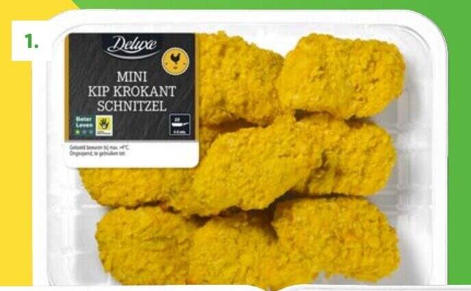 Mini kip krokant schnitzel 200 g aanbieding bij Lidl