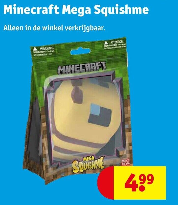 Minecraft Mega Squishme aanbieding bij Kruidvat
