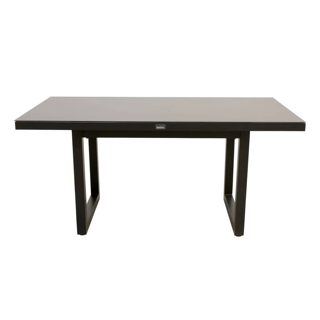 Tafel Brozzi hoog 140x75cm zwart aanbieding bij Van Cranenbroek