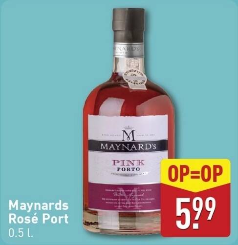 Maynards Rosé Port 0,5 L aanbieding bij ALDI