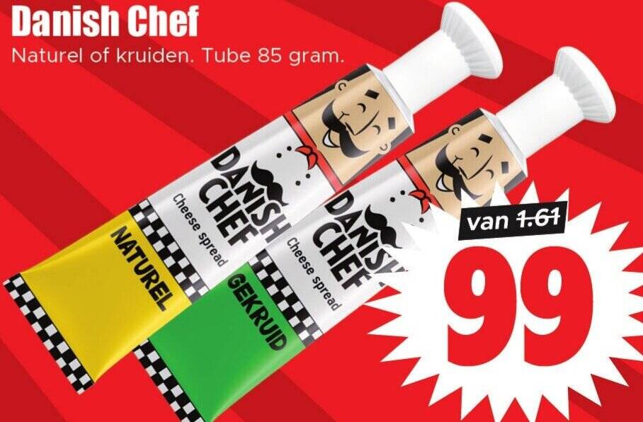 Danish Chef 85 g aanbieding bij Dirk