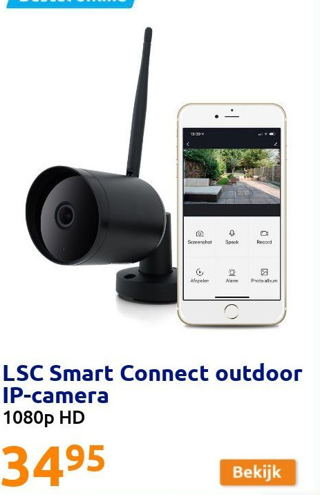LSC Smart Connect outdoor IP-camera aanbieding bij Action