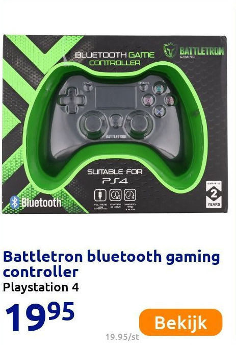 Battletron bluetooth gaming controller aanbieding bij Action