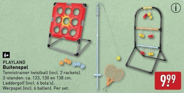 PLAYLAND Buitenspel aanbieding bij ALDI