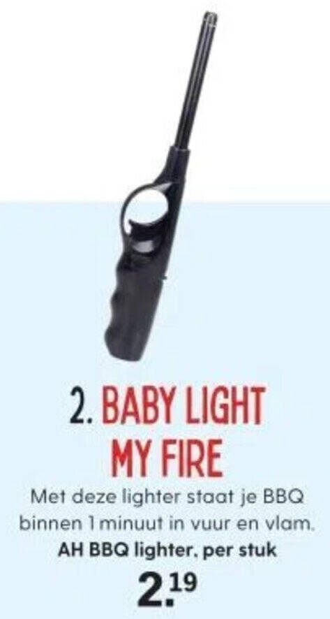 AH BBQ lighter aanbieding bij Albert Heijn