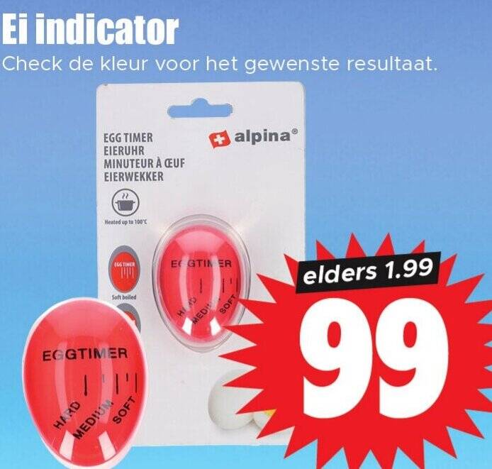 Ei indicator aanbieding bij Dirk
