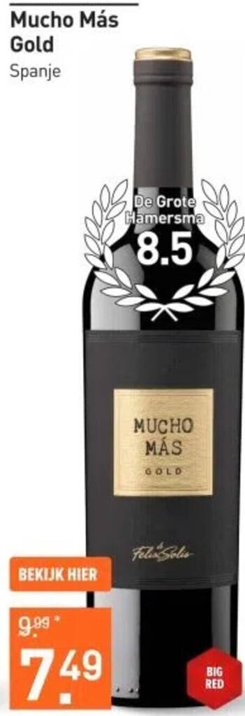 Mucho Más Gold aanbieding bij Gall & Gall