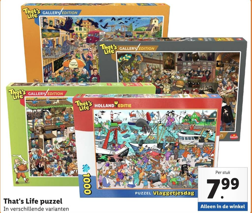 That's Life puzzel aanbieding bij Lidl