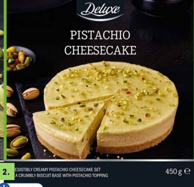 Cheesecake pistache 450 g aanbieding bij Lidl