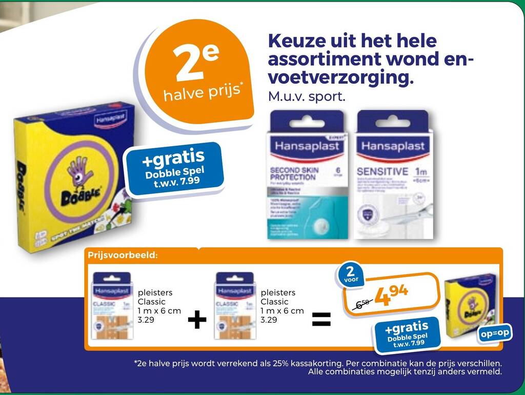 Pleisters Classic 1 m x 6 cm aanbieding bij Trekpleister