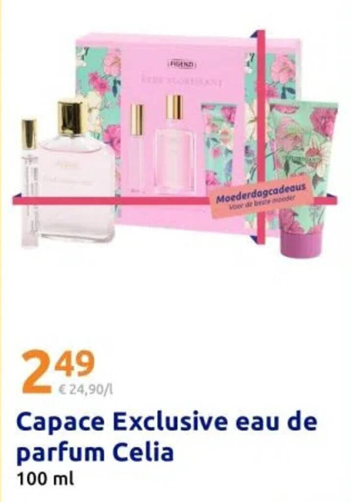 Capace Exclusive eau de parfum Celia 100 ml aanbieding bij Action