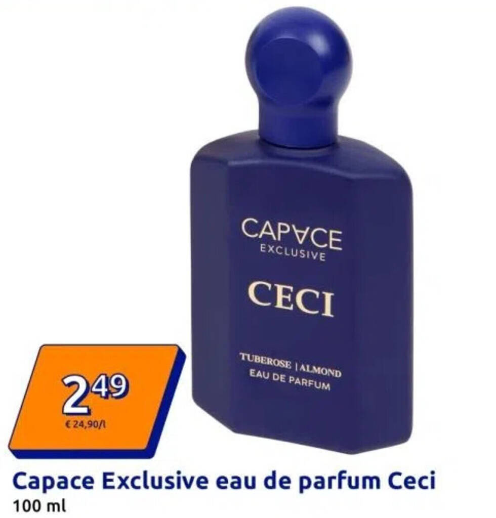 Capace Exclusive eau de parfum Ceci 100 ml aanbieding bij Action