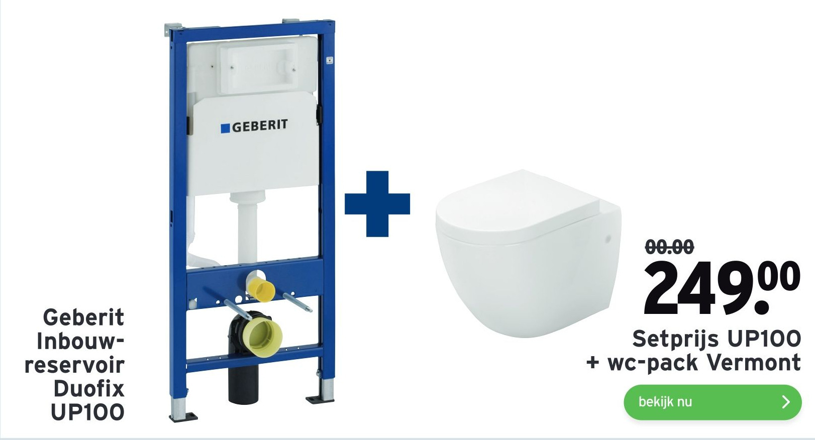 Geberit Inbouw- reservoir Duofix UP100 aanbieding bij GAMMA