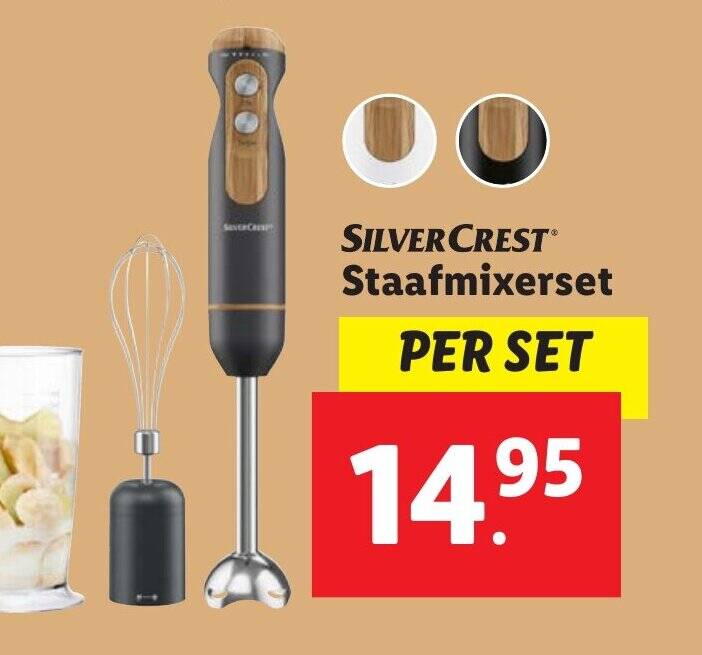 SILVERCREST Staafmixerset PER SET aanbieding bij Lidl