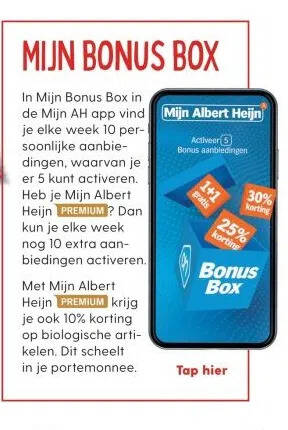 MIJN BONUS BOX aanbieding bij Albert Heijn