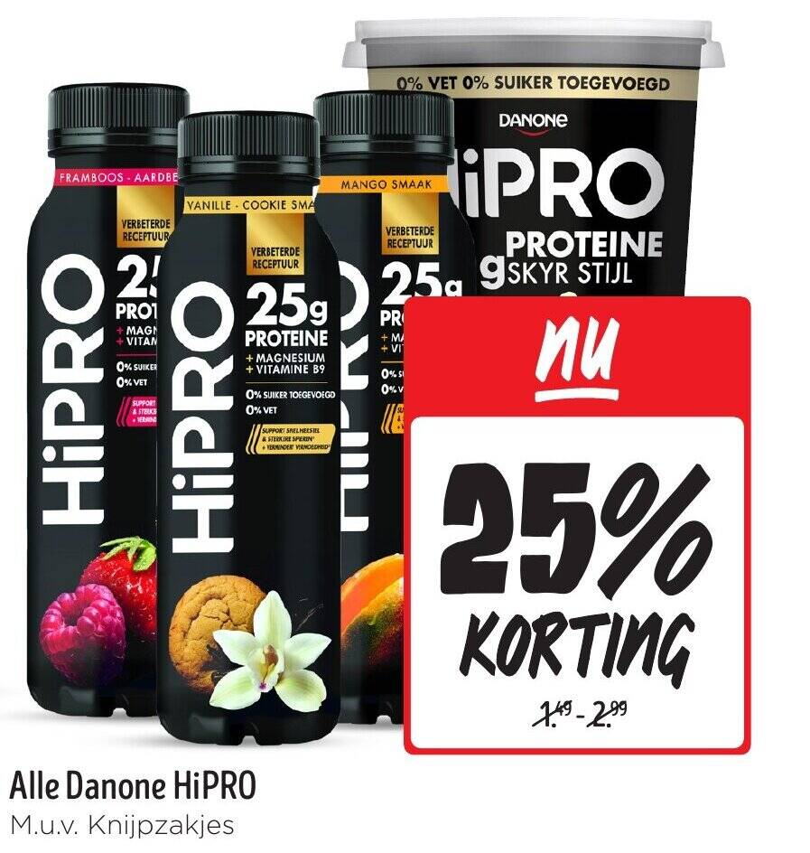 Alle Danone HiPRO aanbieding bij Jumbo