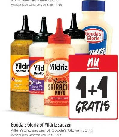 Gouda's Glorie of Yildriz sauzen aanbieding bij Jumbo