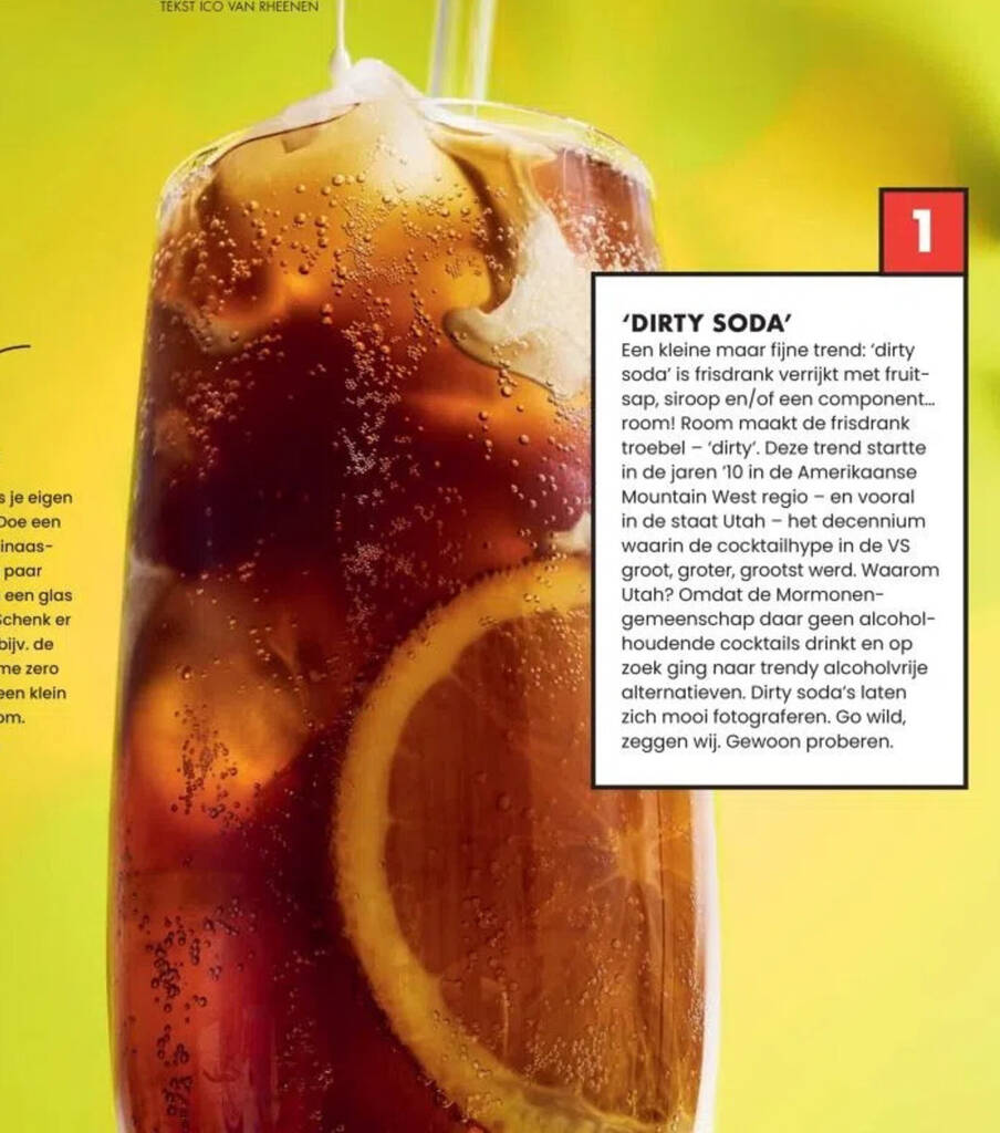 Dirty soda aanbieding bij Albert Heijn